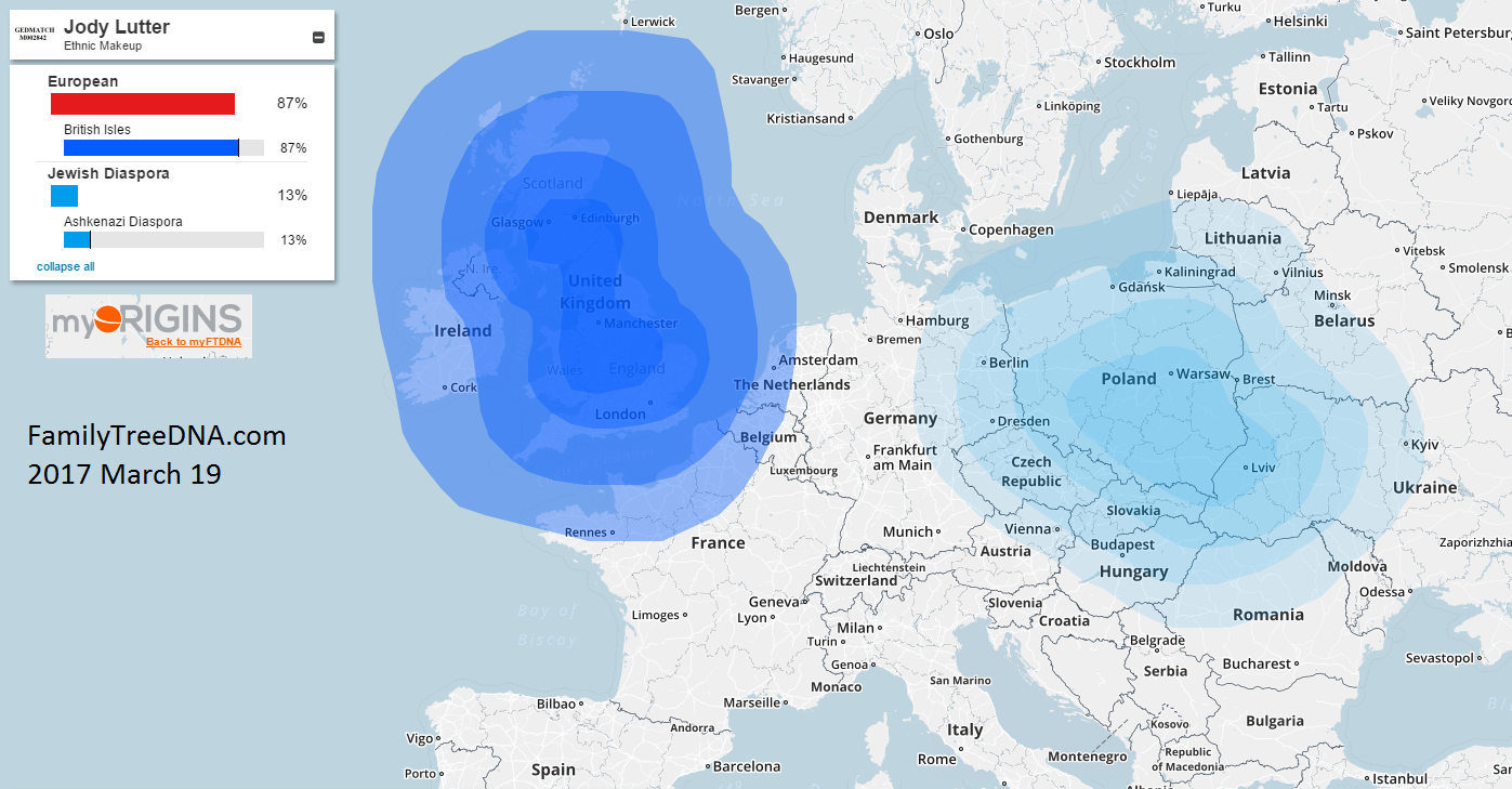 Family History Research by Jody Lutter: Living DNA Results