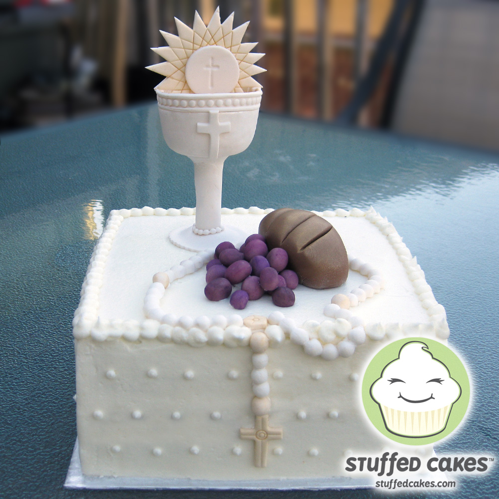 Stuffed Cakes: First Communion Cake