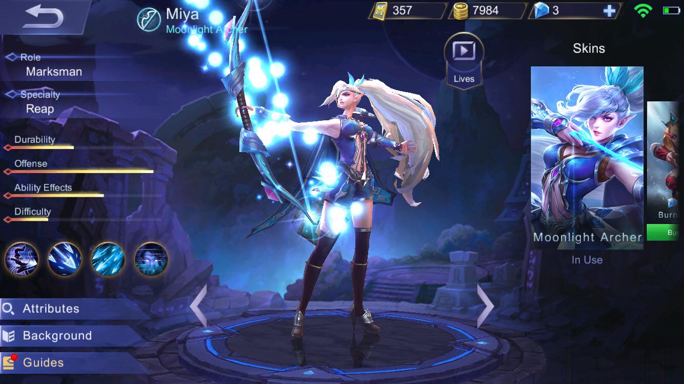 Guide Build Gear Miya Savage Tersakit dan Terkuat di Mobile Legends