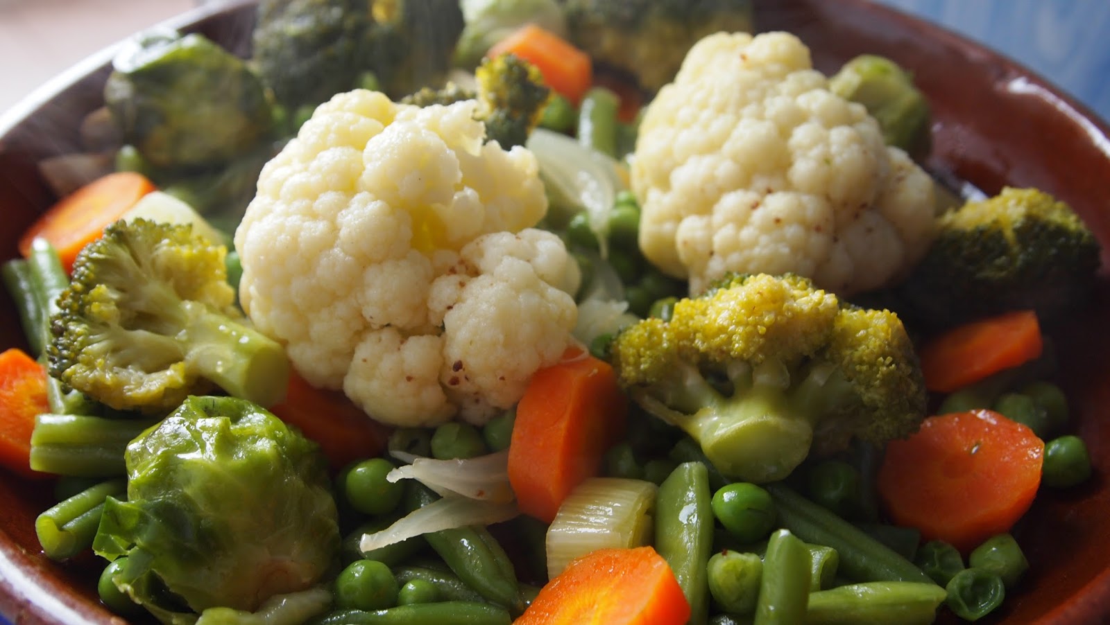 Panaché de verduras al vapor - Andreíta come de todo