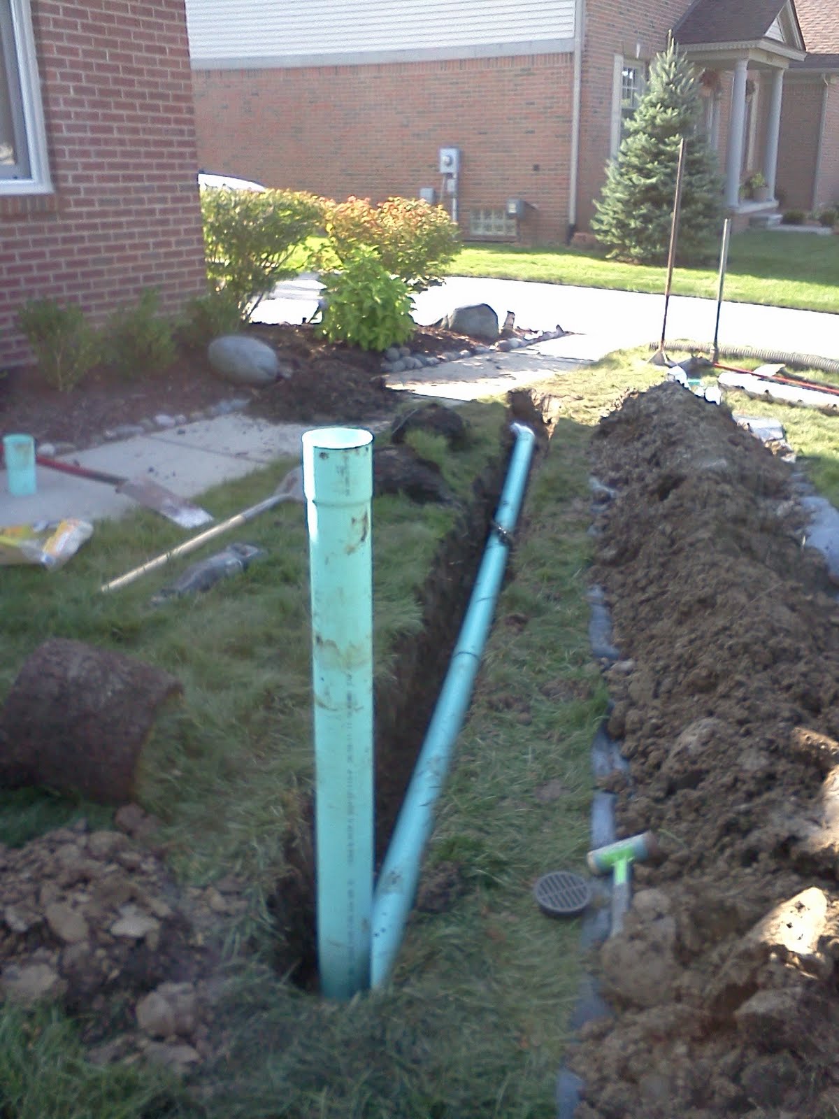 Landscape Labor Solutions Blog: Downspout Drainage Job Profile ...