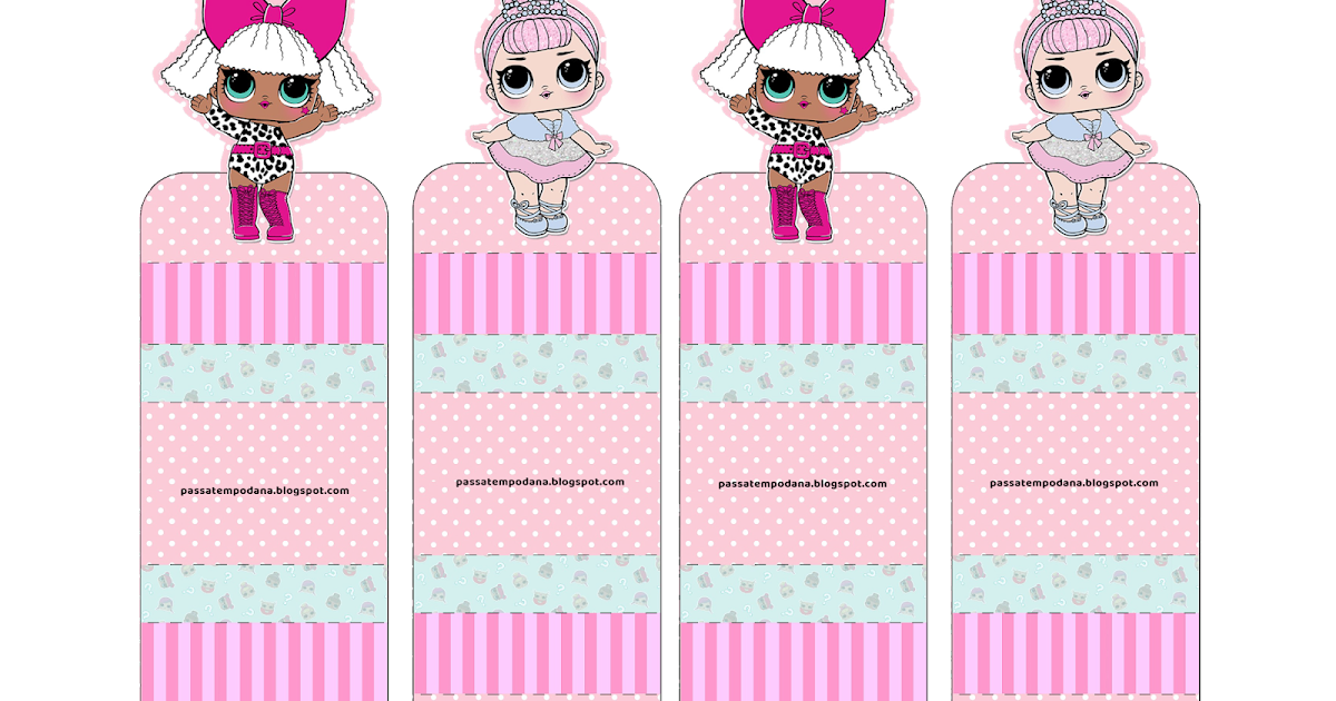 LOL Surprise: Free Printable Bookmarks Labels. - Oh My Fiesta! in english