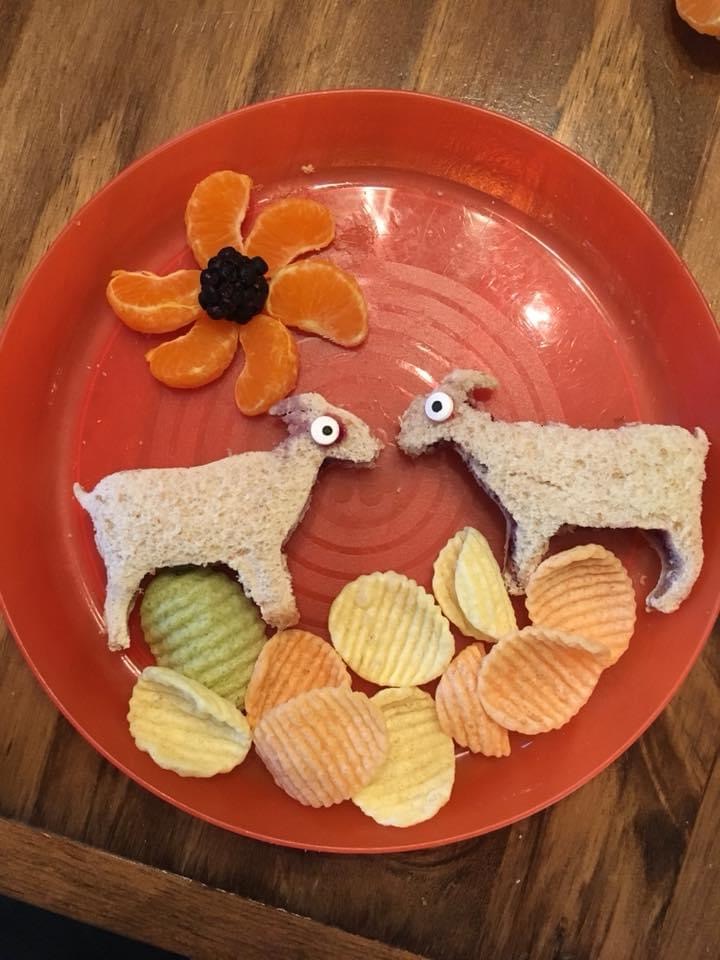 Fun Food Goat Sandwiches