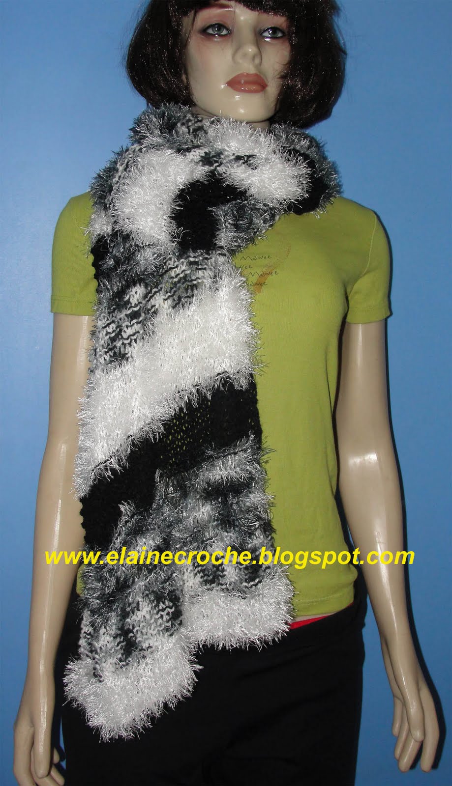 Elaine Croche: Gola Cachecol Versátil em Tricô