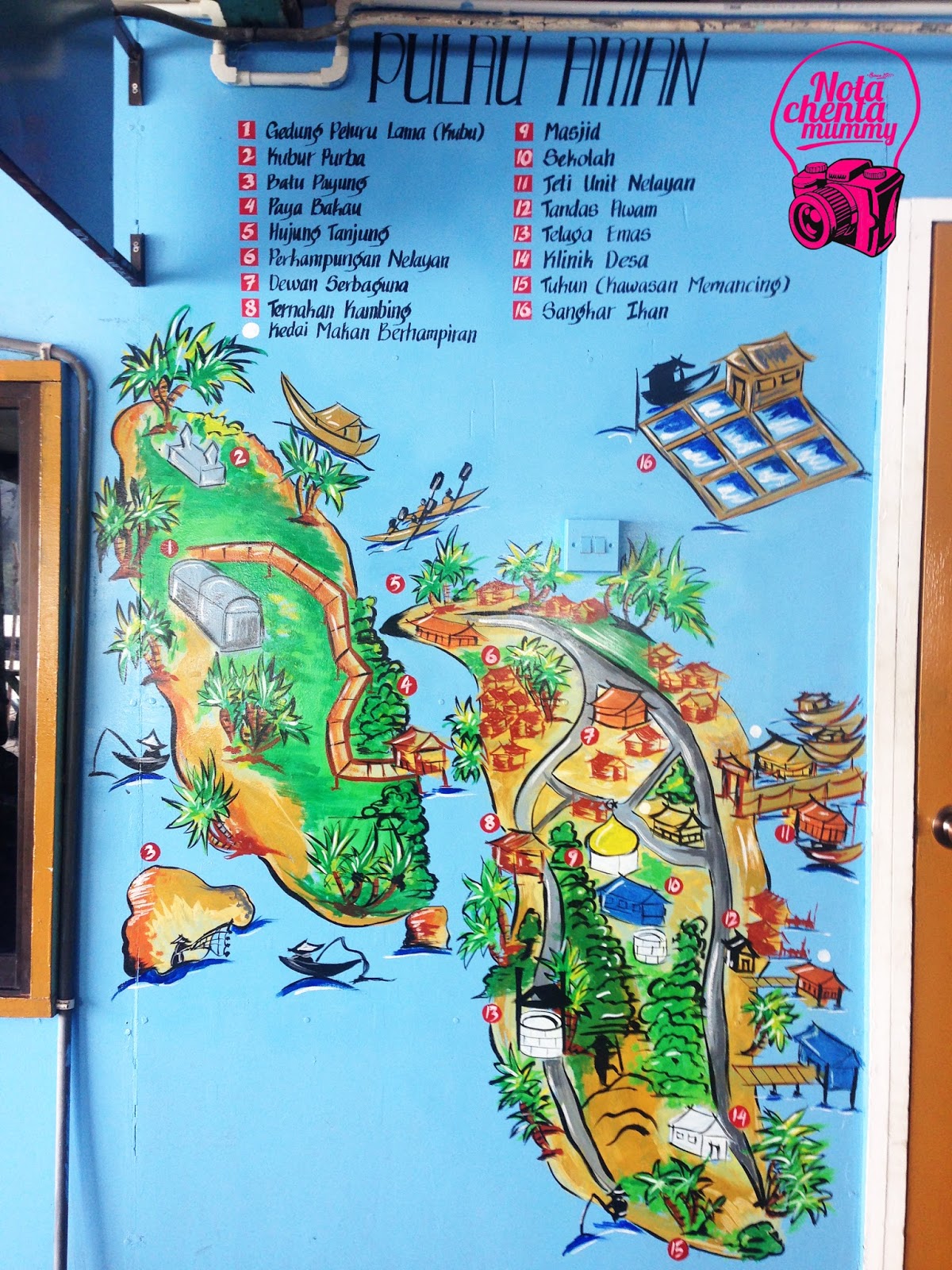 Tempat menarik di Pulau Pinang I Pulau Aman ... kecil tapi menarik ...