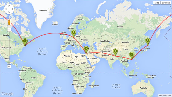 A Round-the-world Itinerary | World In My Eyes