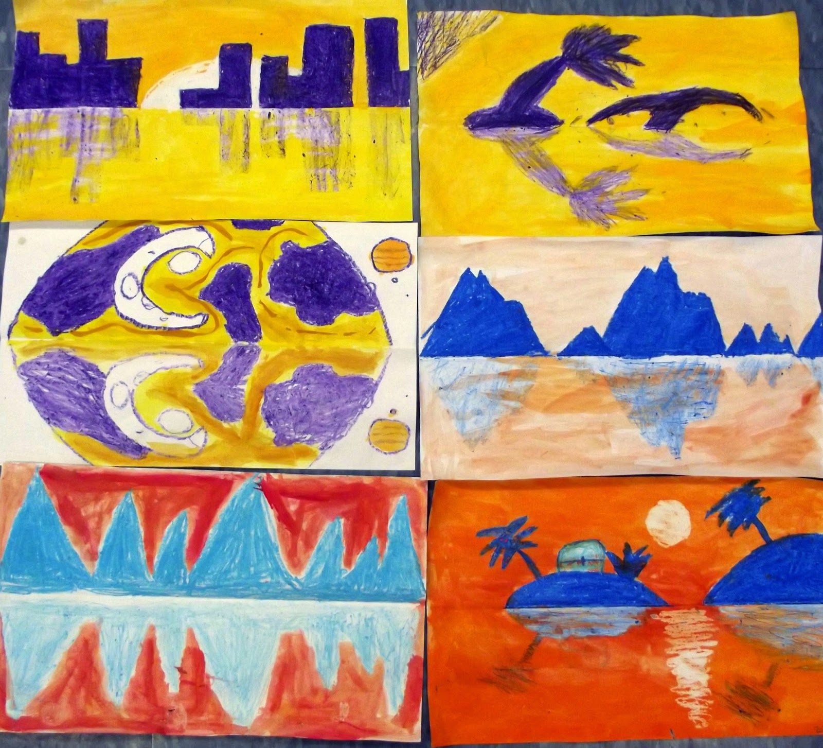 Room 13: Complementary Colour Landscapes