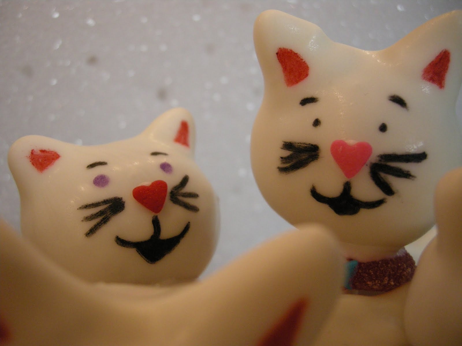 Cake Pop Insanity!: Pretty Kitty and Tom Cat Cake Pops