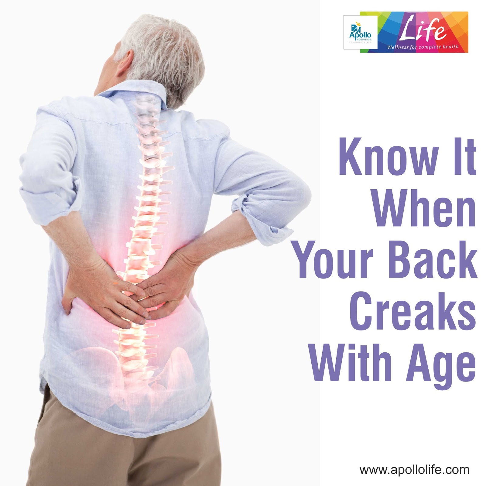 Apollo Life: Spine Health and Signs of an Ageing Spine