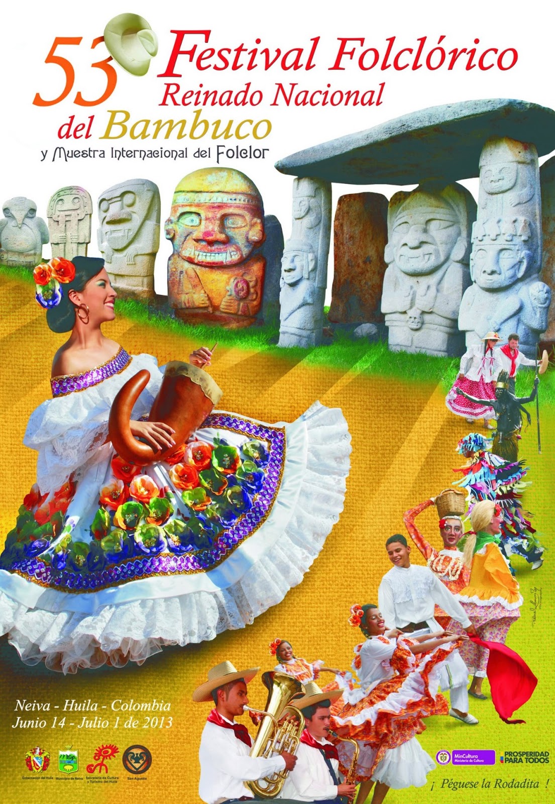 COLOMBIA: Afiche de las Fiestas del San Pedro en Neiva 2013 Fiestas del ...