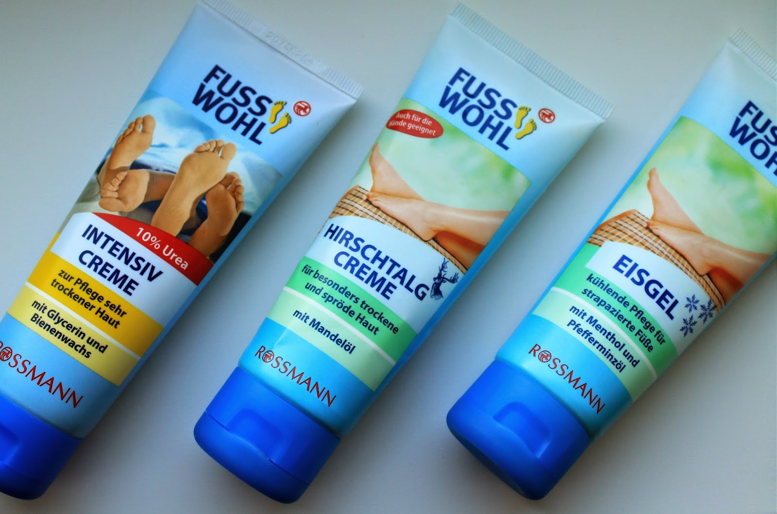 Kremy do stóp Fuss Wohl (Rossmann) - Strudelka