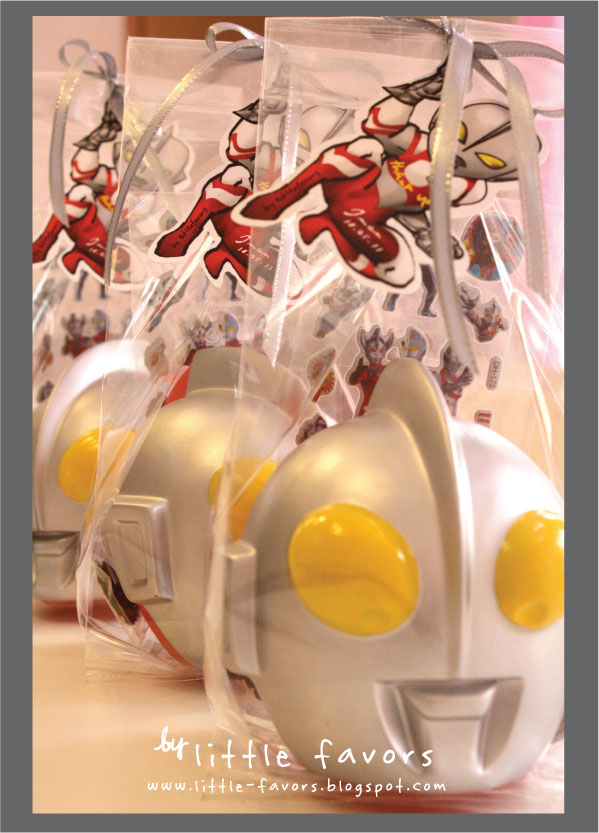 Birthday Party Favors: Ultraman Theme