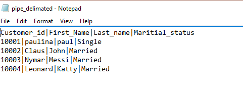 It's all about Data: How to change CSV format from comma(,) delimited to pipe(|) delimited?