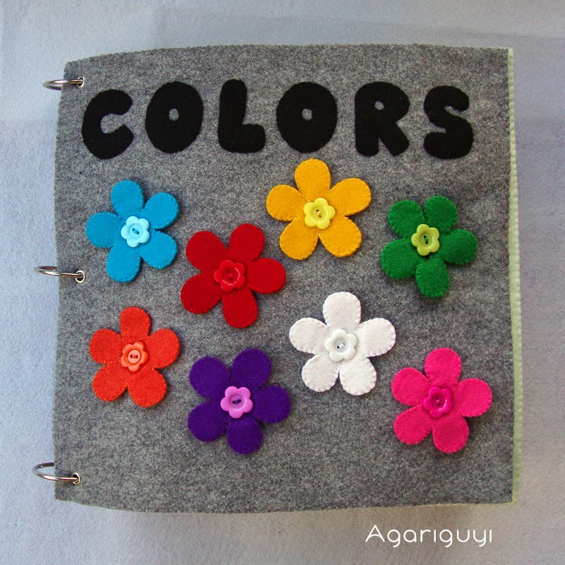 Agariguyi | Complementos de fieltro: QUIETBOOK "COLORS" LIBRO DE ...