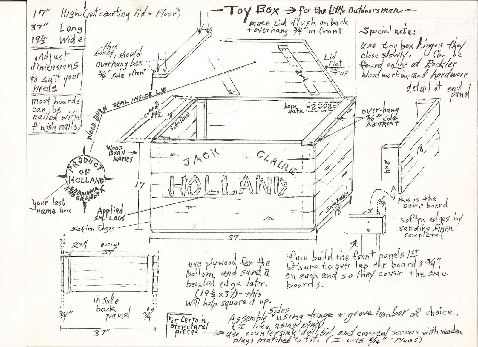Toy Box Plans With Shelves PDF Woodworking