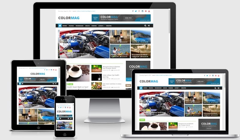 Free ColorMag Magazine Style Responsive WordPress Theme