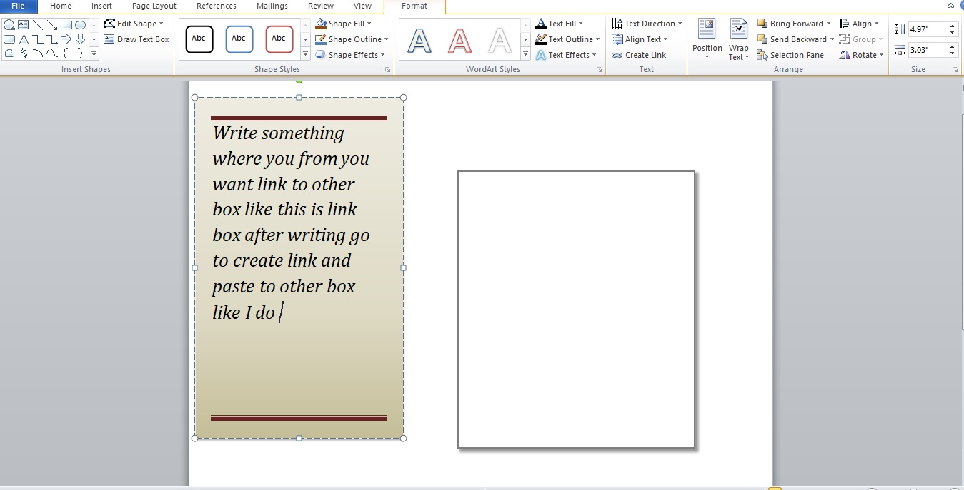 How To Linking Text Boxes In Microsoft Word Microsoft Word Tutorials Foodzmix how-to-linking-text-boxes-in-microsoft-word-microsoft-word-tutorials-foodzmix