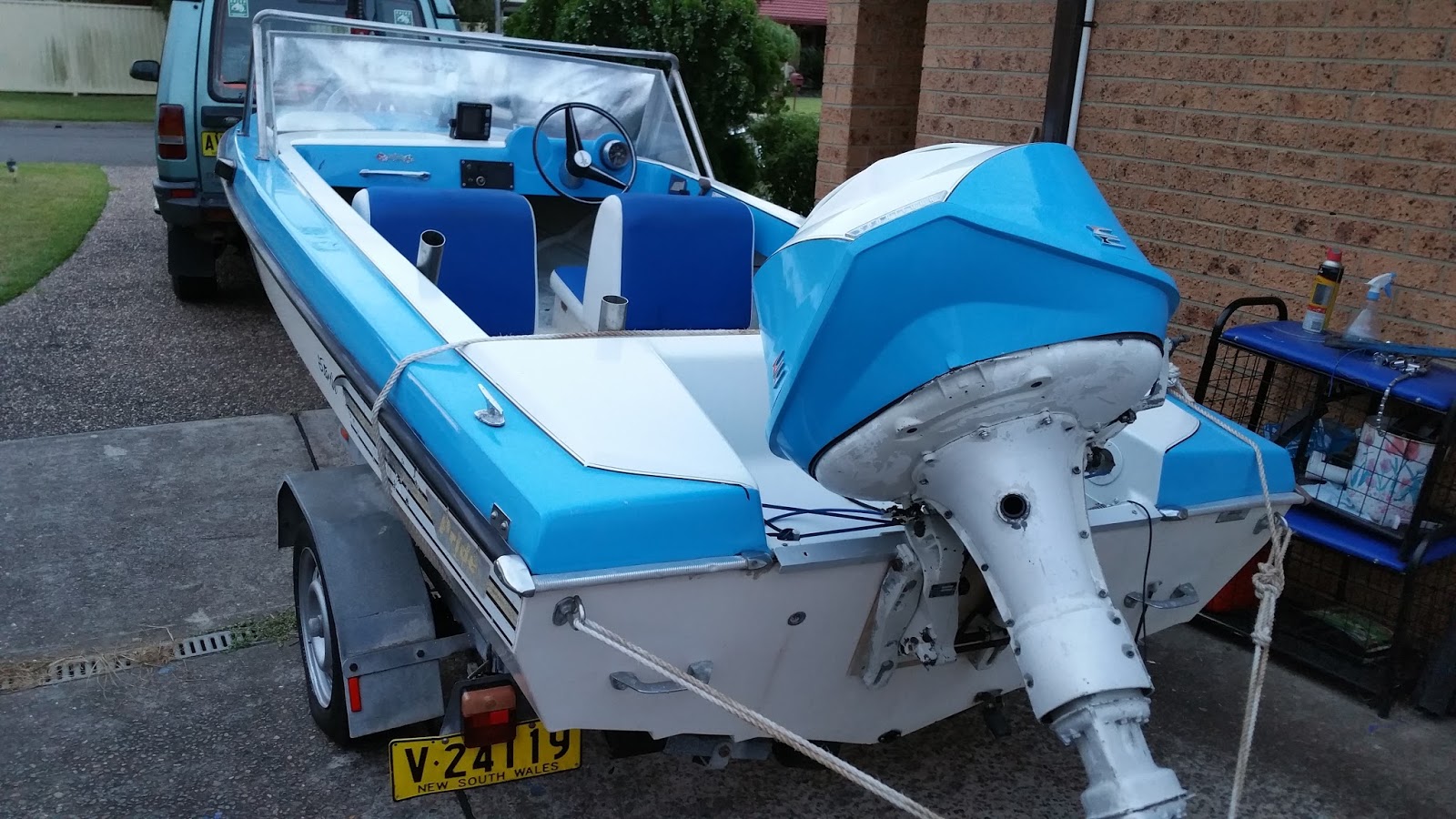 1968 PRIDE STARFIRE RUNABOUT