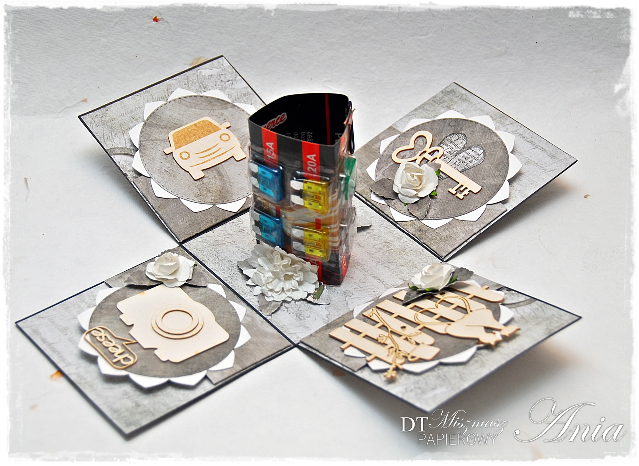 Męski urodzinowy Exploding Box