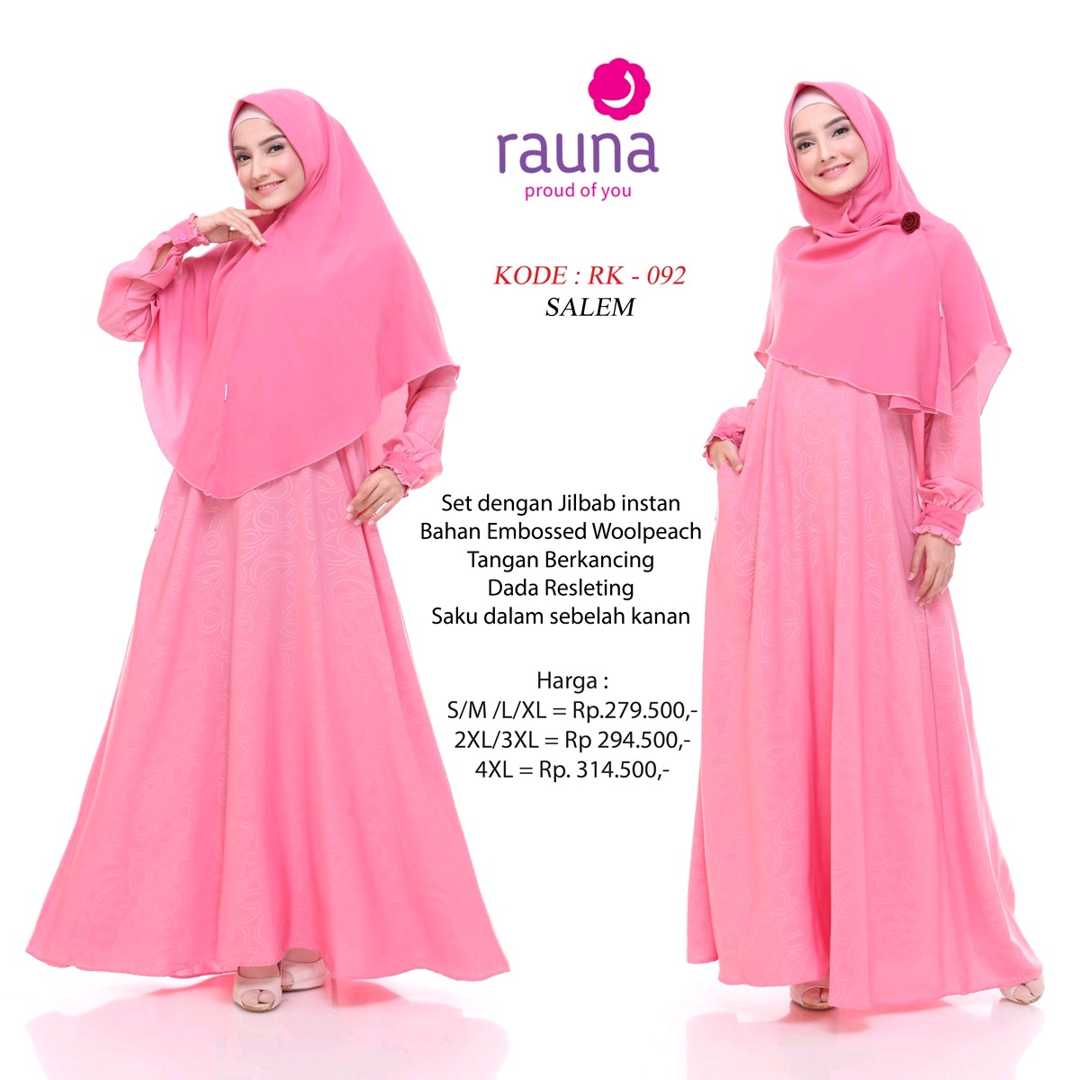 KOLEKSI GAMIS RAUNA TERBARU RK 092,093,094