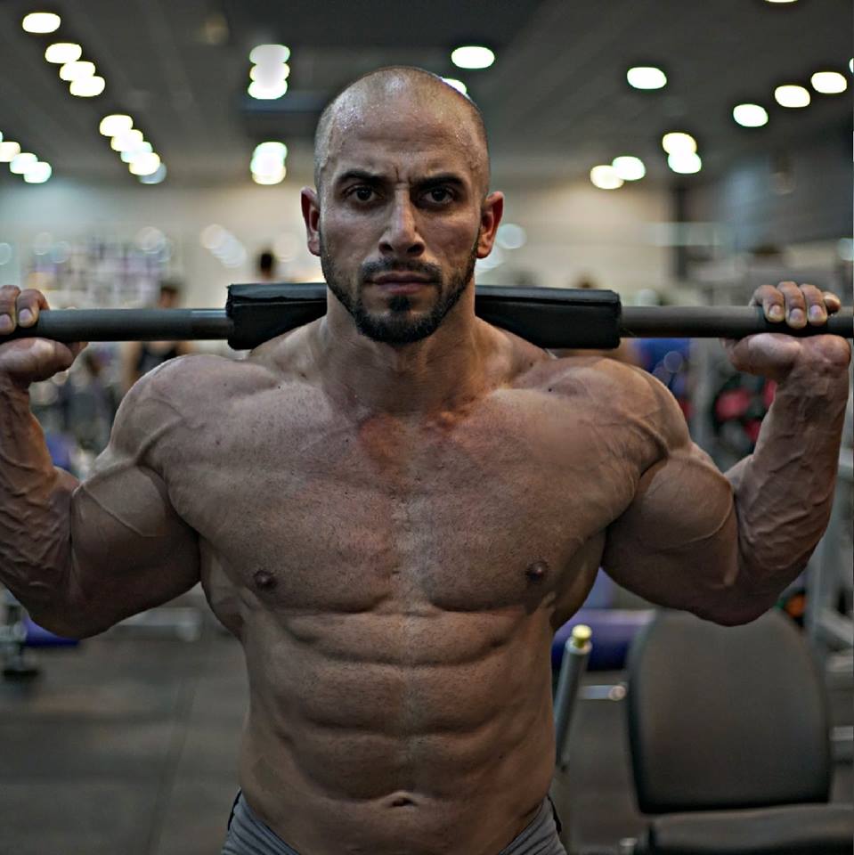 world bodybuilders pictures: iraqi bodybuilder saad shaaban from erbil city