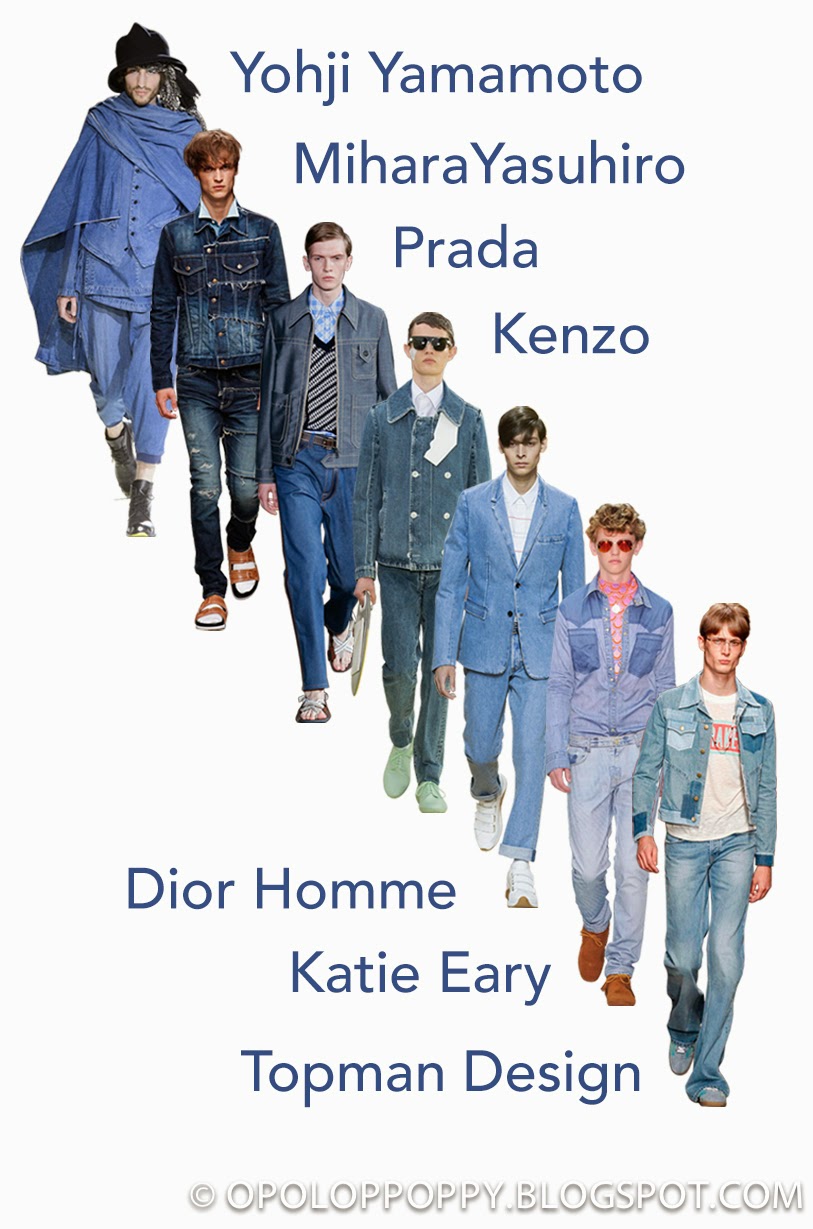 OPOLOP POPPY: Mens S/S 2015 : Jean on Jean / See Through / Camouflage ...