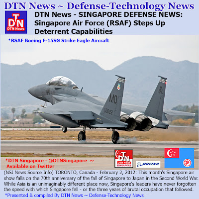 Asian Defense News: DTN News - SINGAPORE DEFENSE NEWS: Singapore Air ...