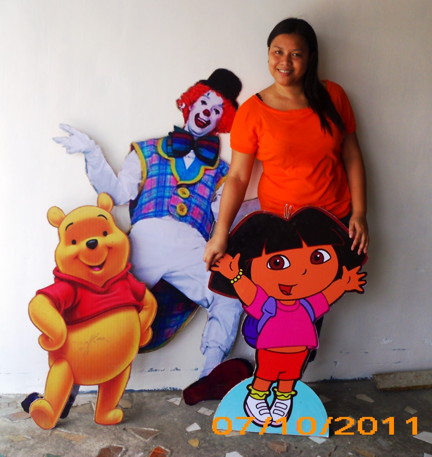 Travellicious Beauty: HOW TO MAKE CARTOON CHARACTER STANDEE FOR PARTY