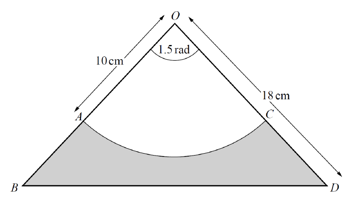 CIE Area of Sector (Additional Mathematics -2018)