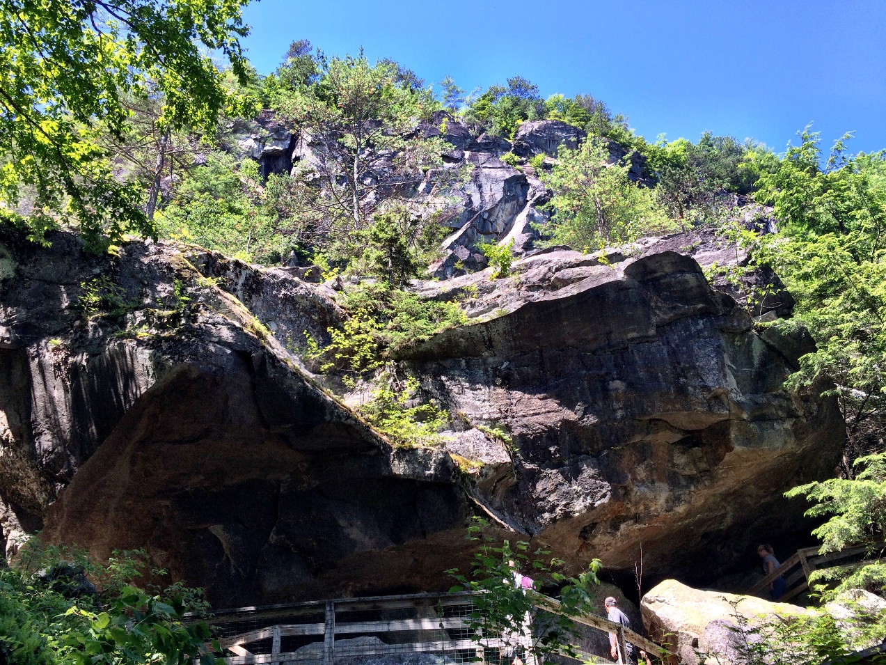 Evan and Lauren's Cool Blog: 7/6/15: Exploring Polar Caves Park Rumney, NH