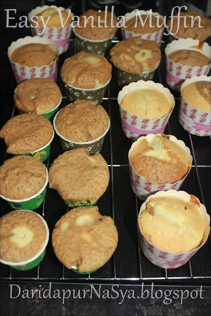 Dari Dapur NaSya: Easy vanilla muffin