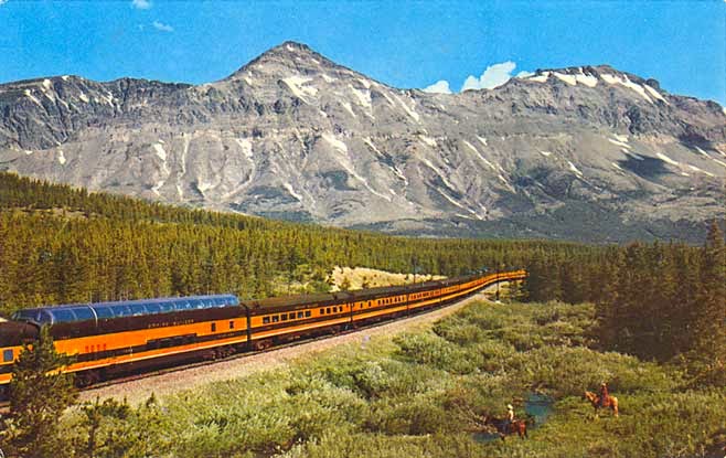 POSTCARDY: the postcard explorer: Glacier National Park By Rail & Jammer