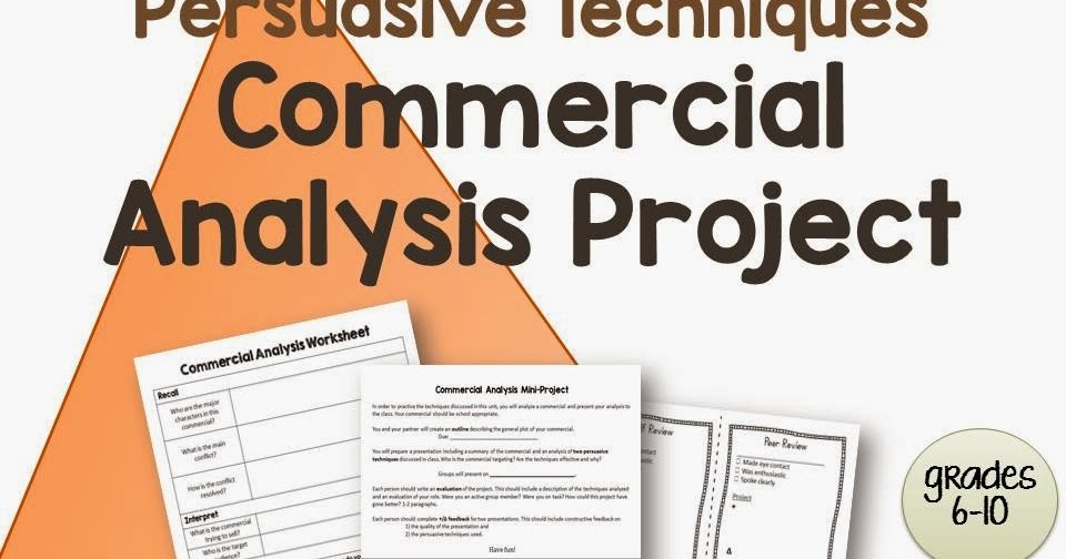 The Best of Teacher Entrepreneurs II: Language Arts Lesson: Commercial ...