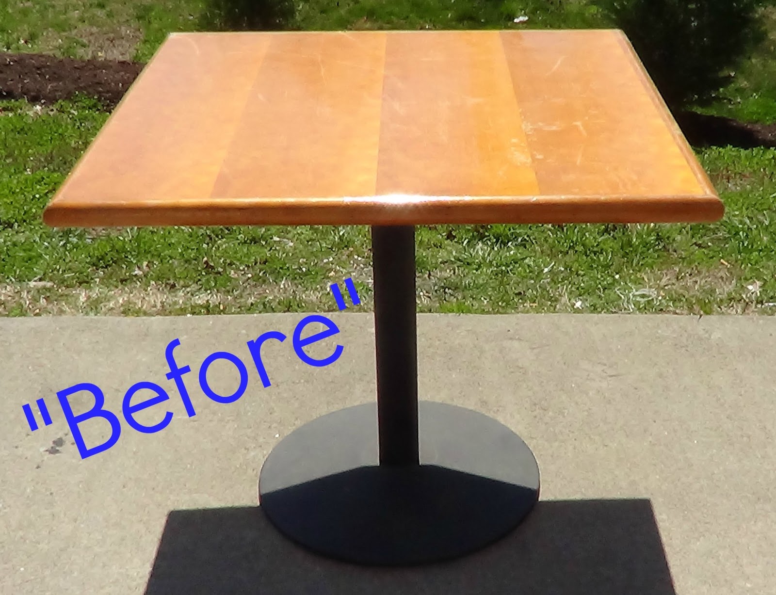 That's Not Junk...Refurbished Recycled Furniture: Restaurant Table