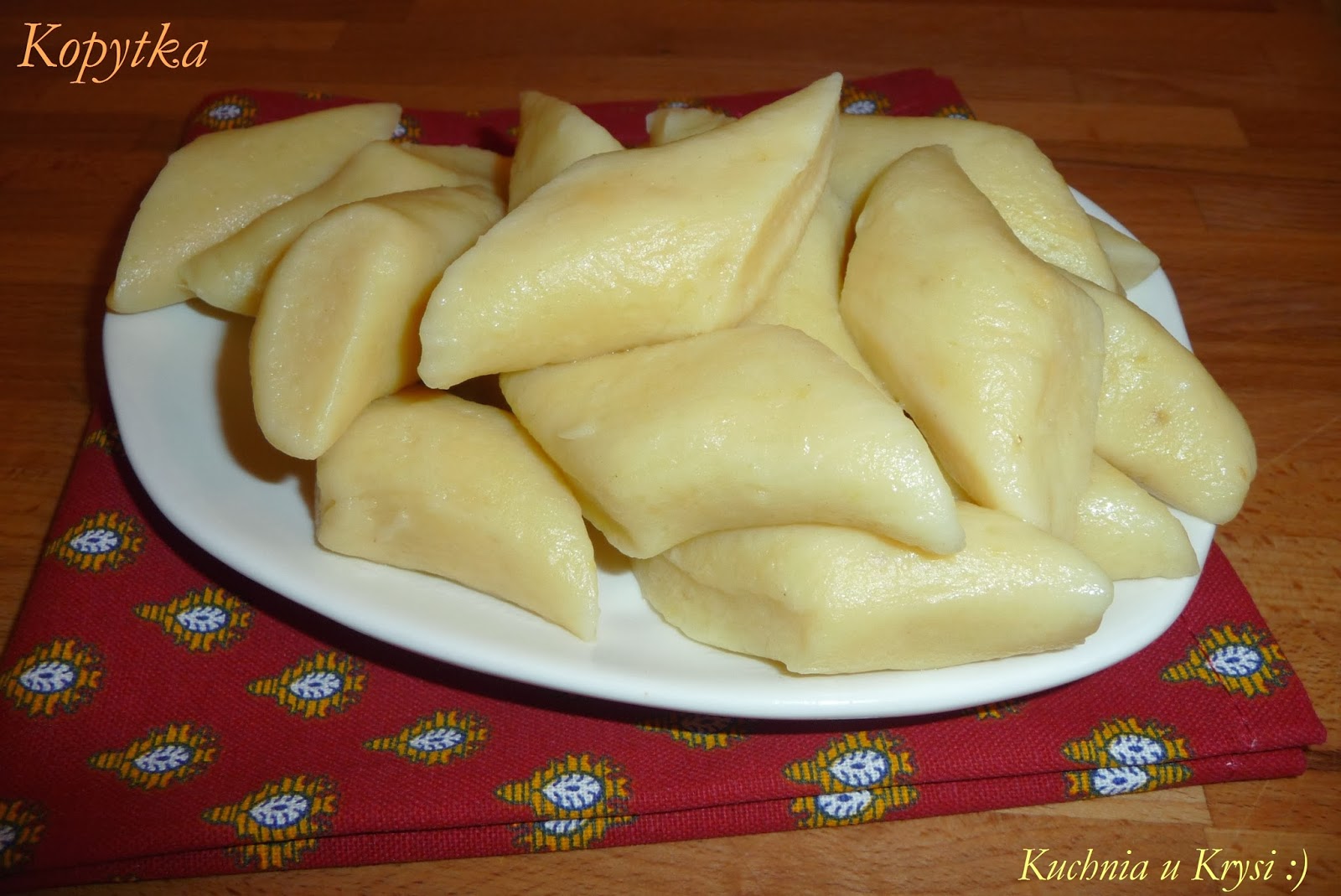 Kuchnia u Krysi : Kopytka - przepis niezawodny