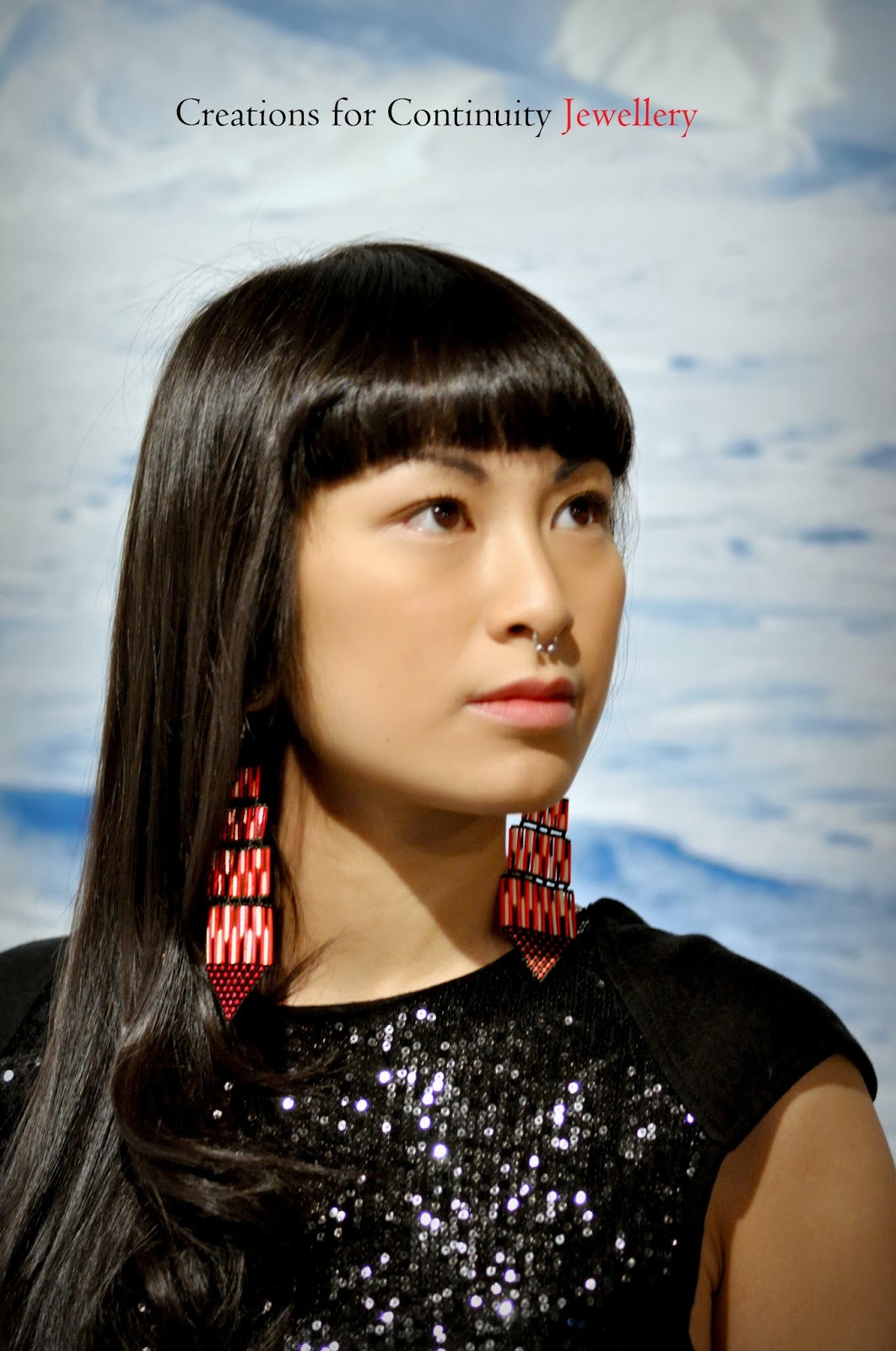 Creations for Continuity: Dyed Red and Natural Porcupine Quill ...