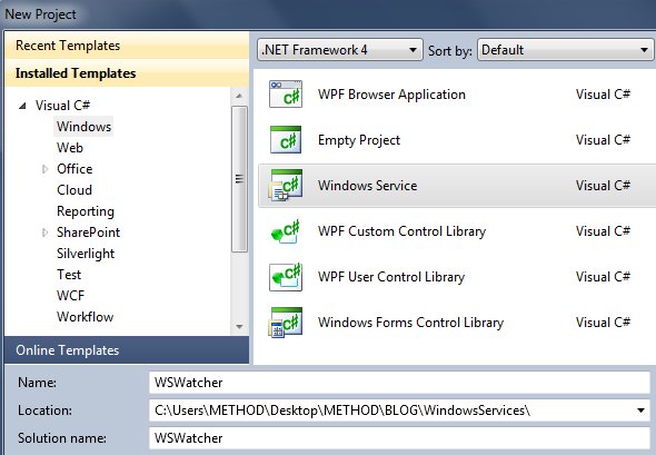 Geek Methods ®: Windows Services