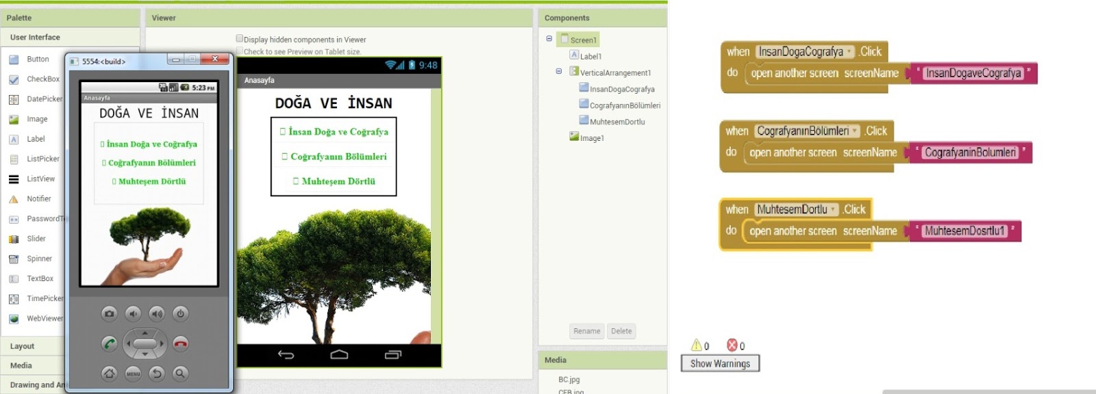 APP INVENTOR İLE MOBİL UYGULAMA APP INVENTOR İLE MOBİL UYGULAMA