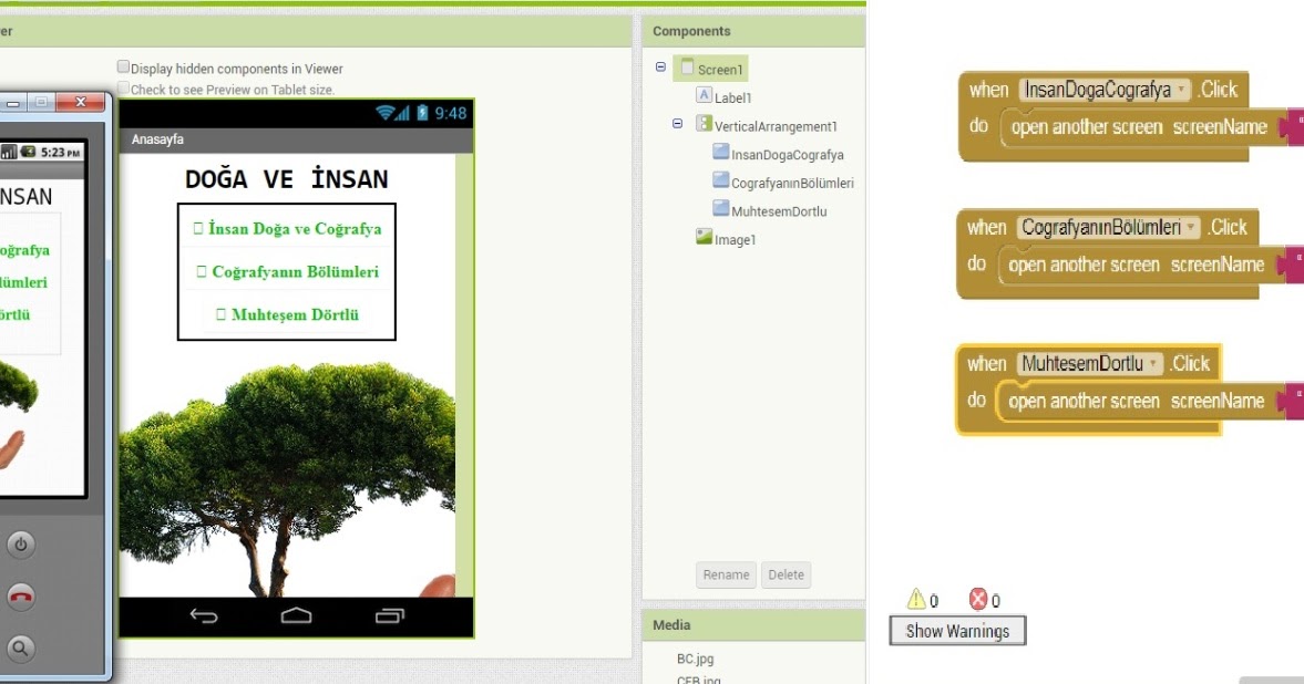 APP INVENTOR İLE MOBİL UYGULAMA