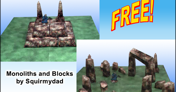 One Monk Miniatures: Monolithis stones uploaded