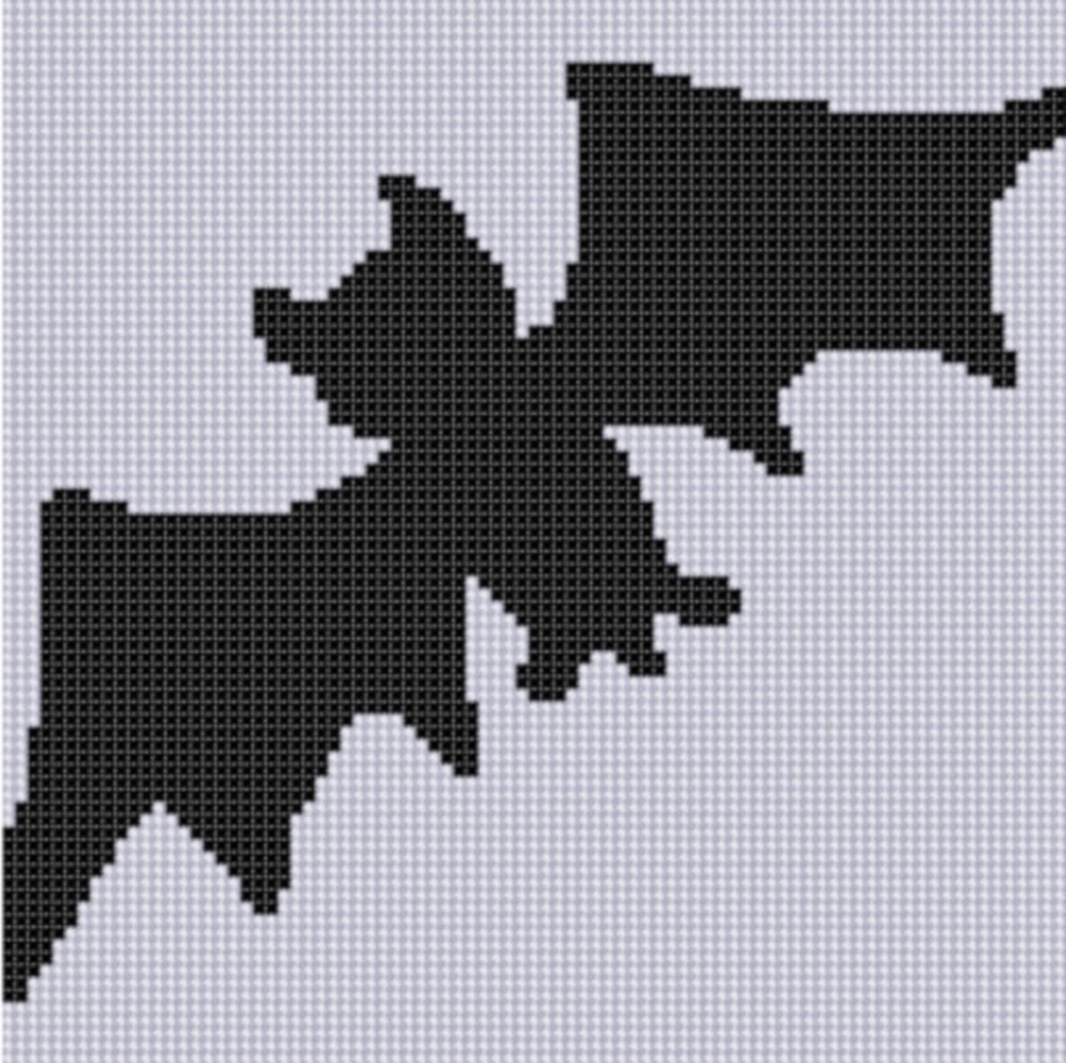 Mother Bee Designs: Bat 4 Cross Stitch Pattern