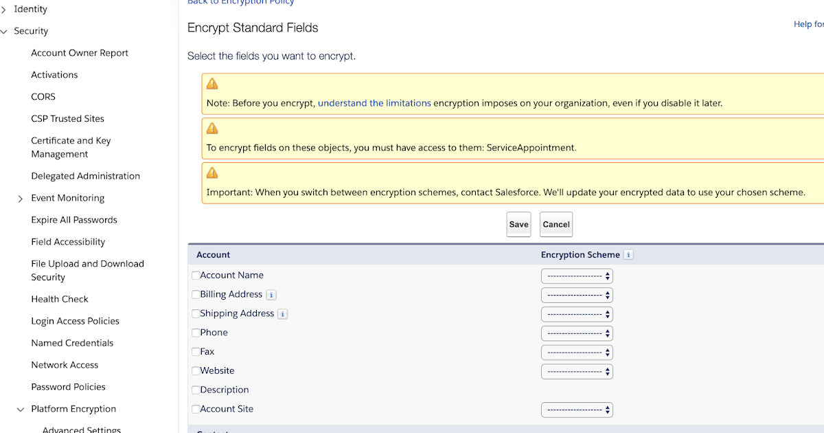 Salesforce Shield Platform Encryption