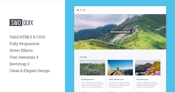 Clean and Responsive Blogging Theme - Download New Themes