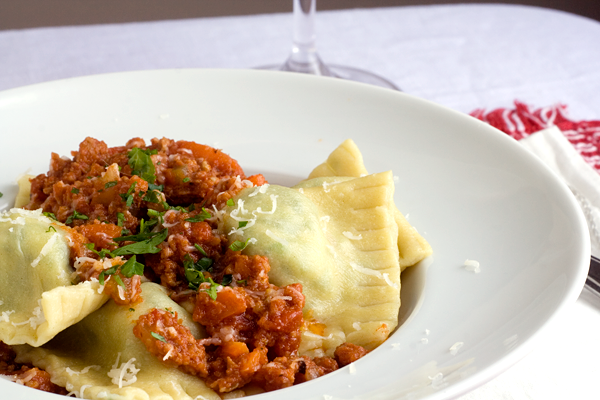 TASTY TRIX: Broccoli Rabe & Provolone Ravioli with Pork Ragu, My Fourth ...