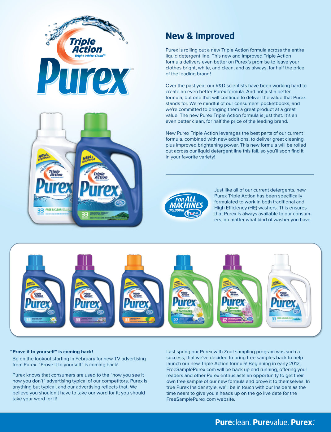 Barbara's Beat: Win a bottle of Purex Triple Action detergent $5 value ...