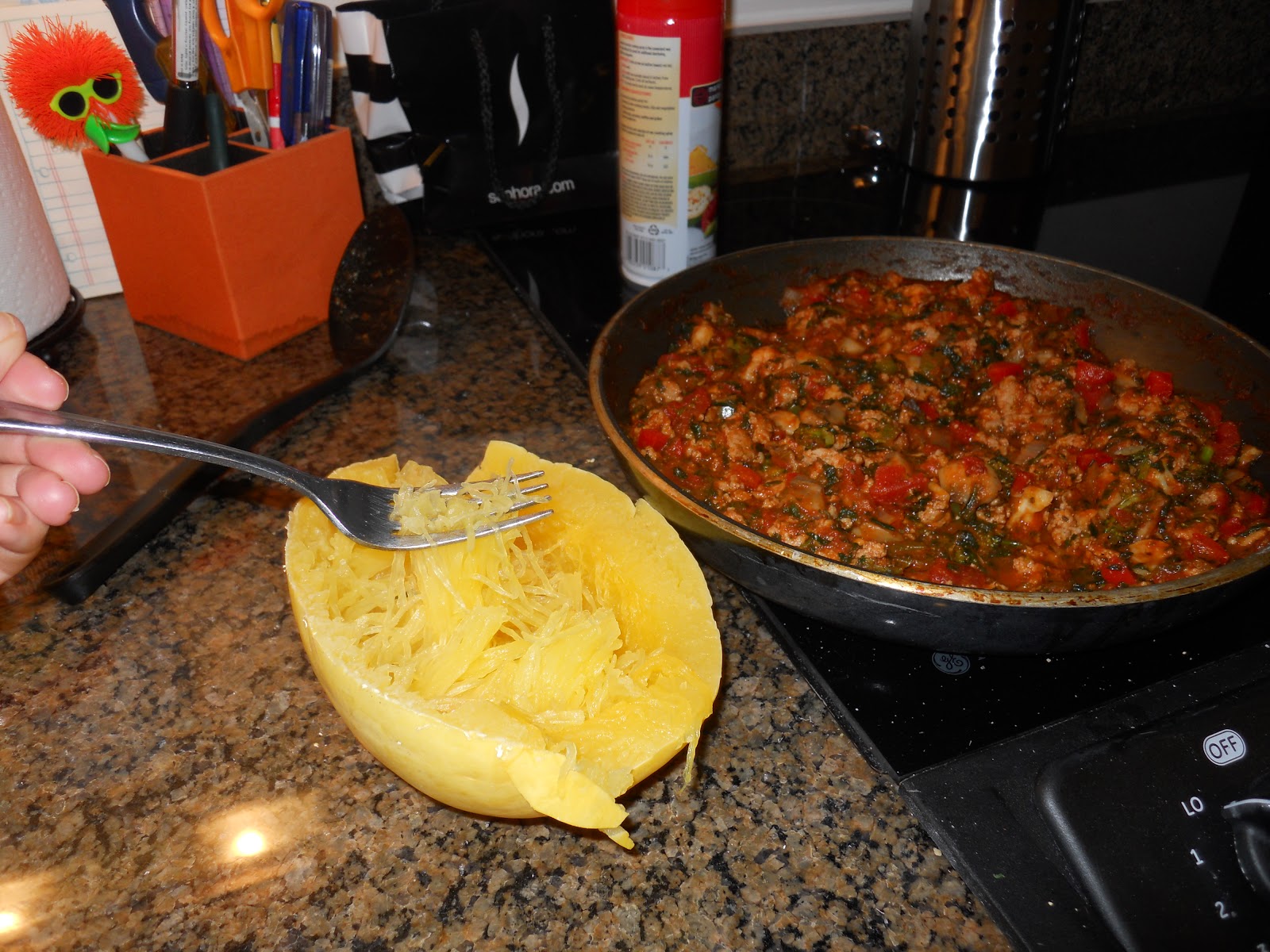 Fit Girl DC: Spaghetti (sketti) Squash Marinara - DeLish Recipe