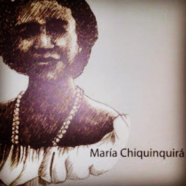 María Chiquinquirá, luchadore de los afroecuatorianos