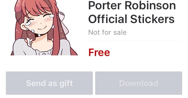 LINE Stickers Community: Free-Porter Robinson Official Stickers