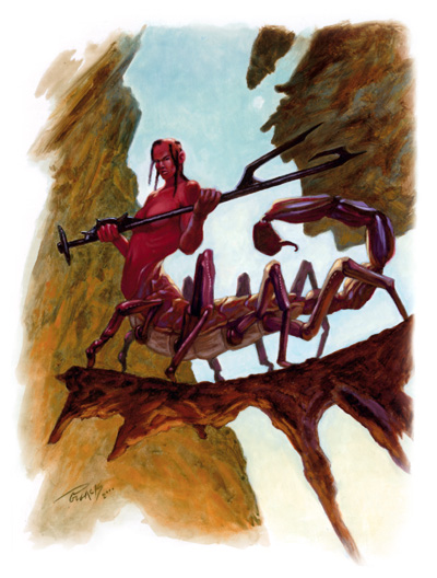 Level 2: Runequest - Scorpion Men.