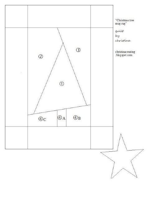 Christina Creating: Paper Pieced Christmas Tree